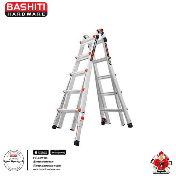 5 steps leveler ladder little giant - bashitihardware.com