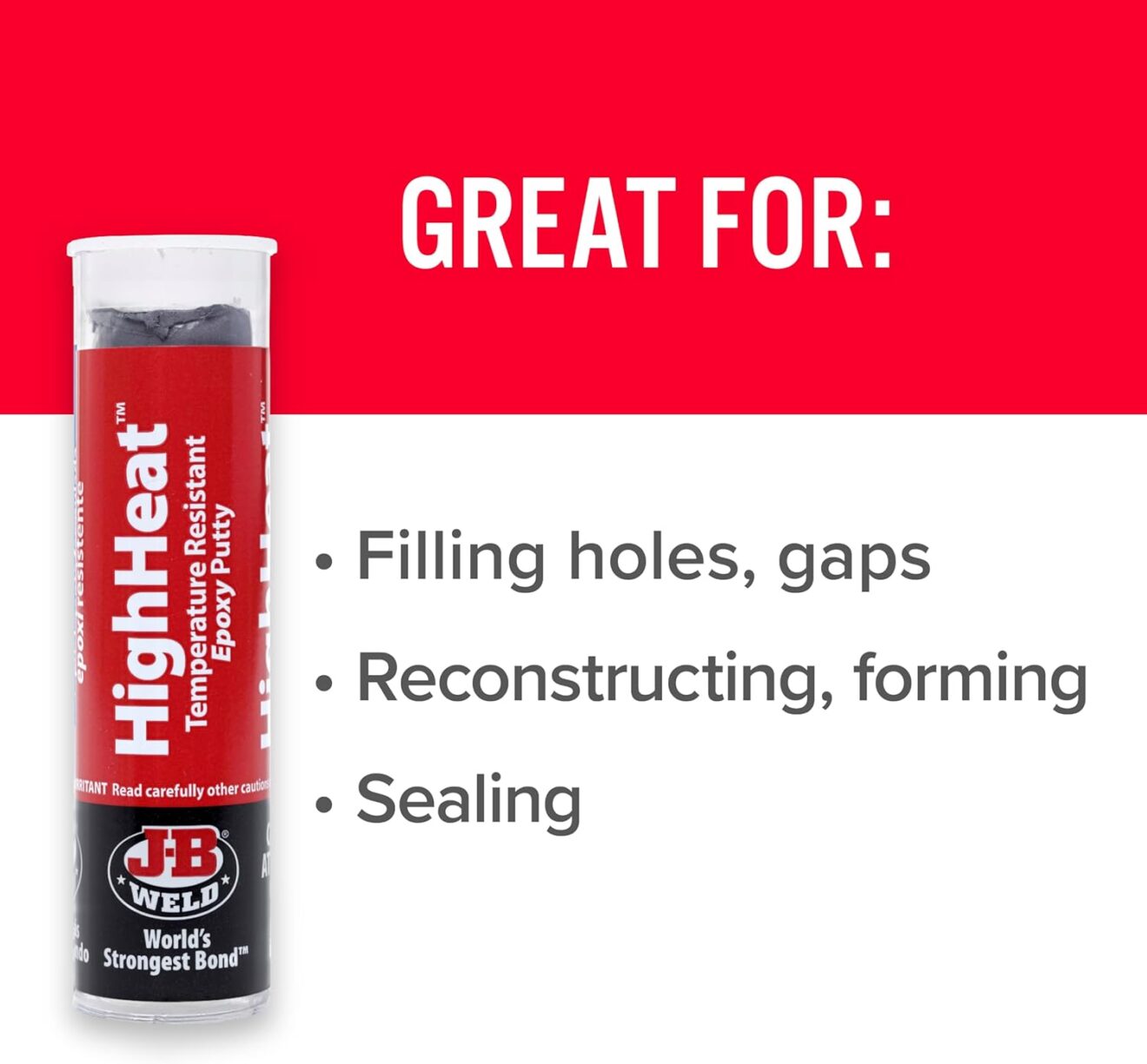 HighHeat™ Epoxy Putty 56.8g | Extreme Heat Resistance - bashitihardware.com